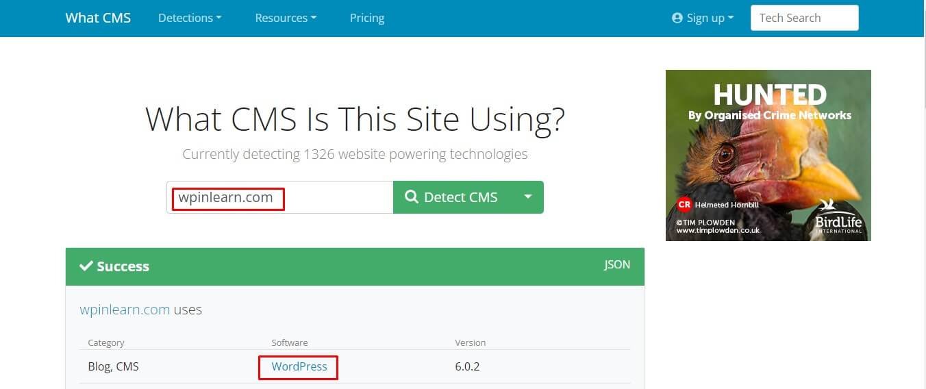 How to Find the CMS of a Website is? (Best 4 CMS Detector) - WPinLearn