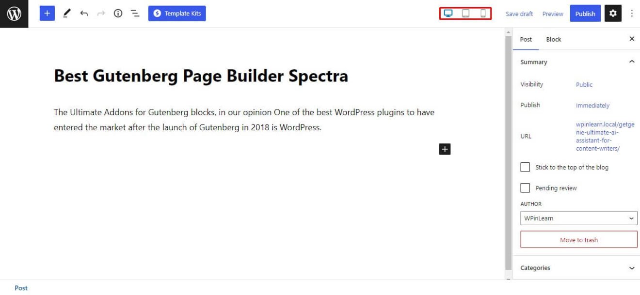 Spectra: #1 Website Builder For Gutenberg Blocks Plugins For WordPress ...