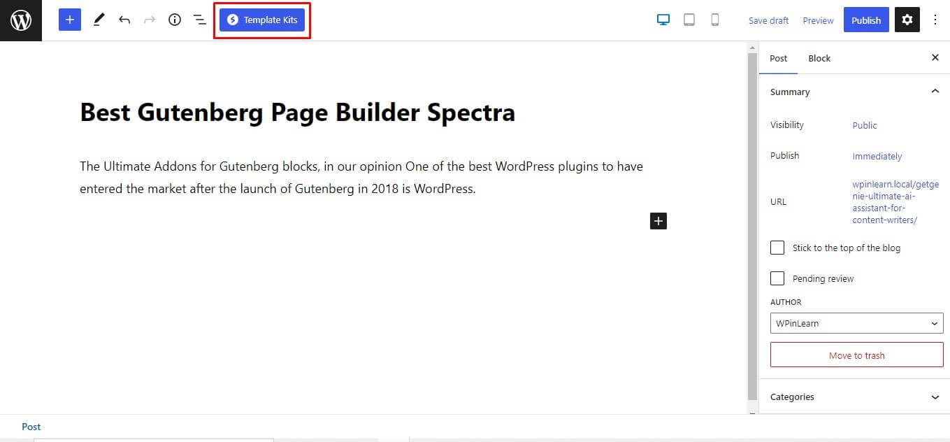 Spectra: #1 Website Builder For Gutenberg Blocks Plugins For WordPress ...