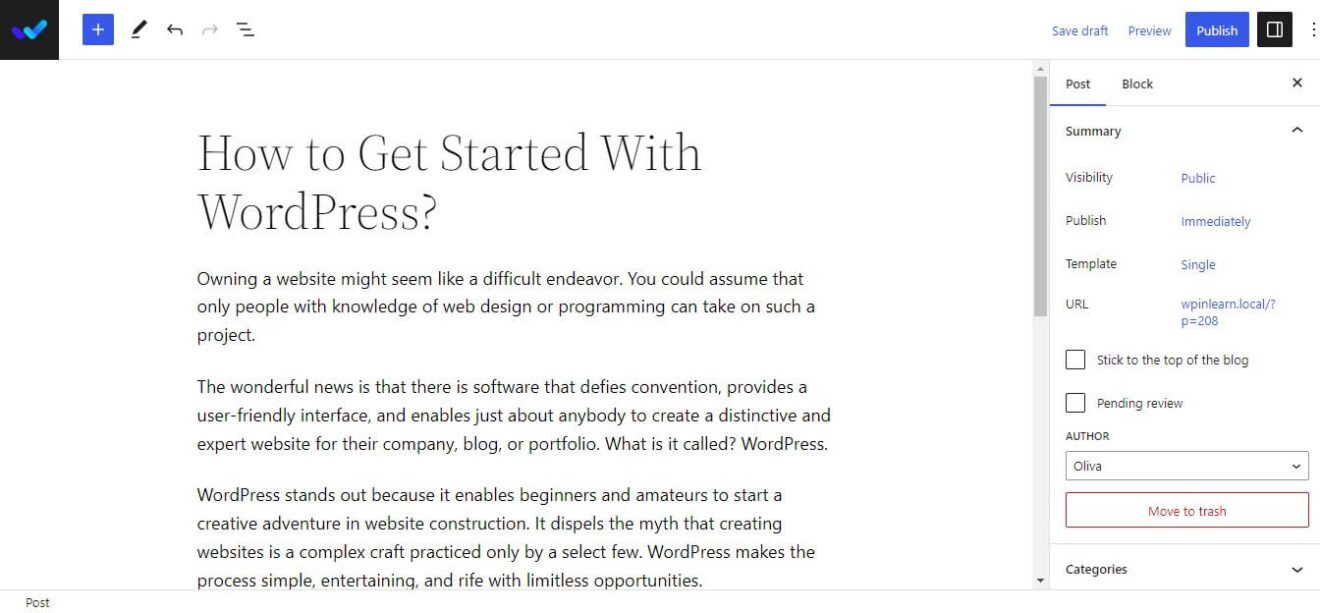 Beginner's Guide: How To Get Started With WordPress? - WPinLearn